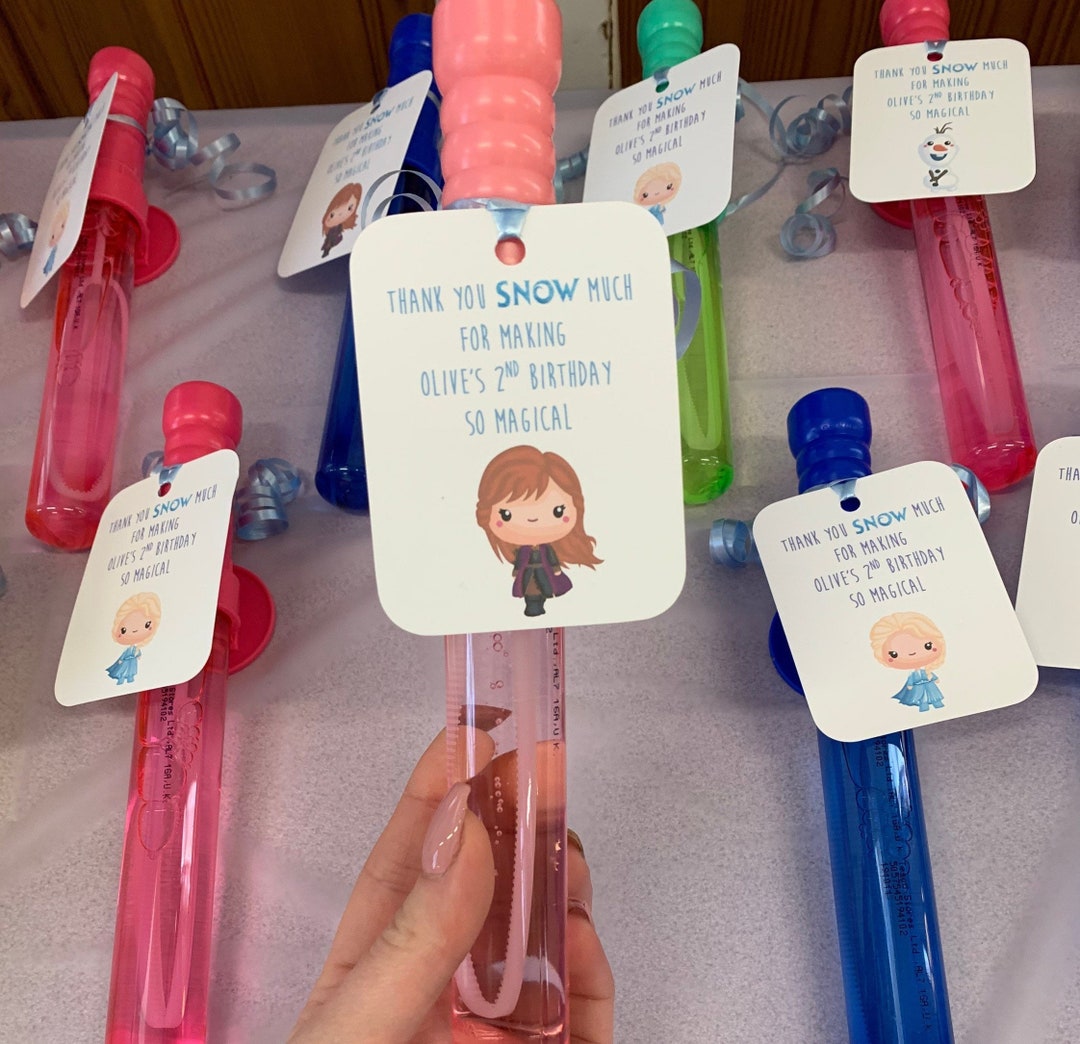 Frozen Ice Princess Themed Party Favour Tags Birthday Christening Party ...