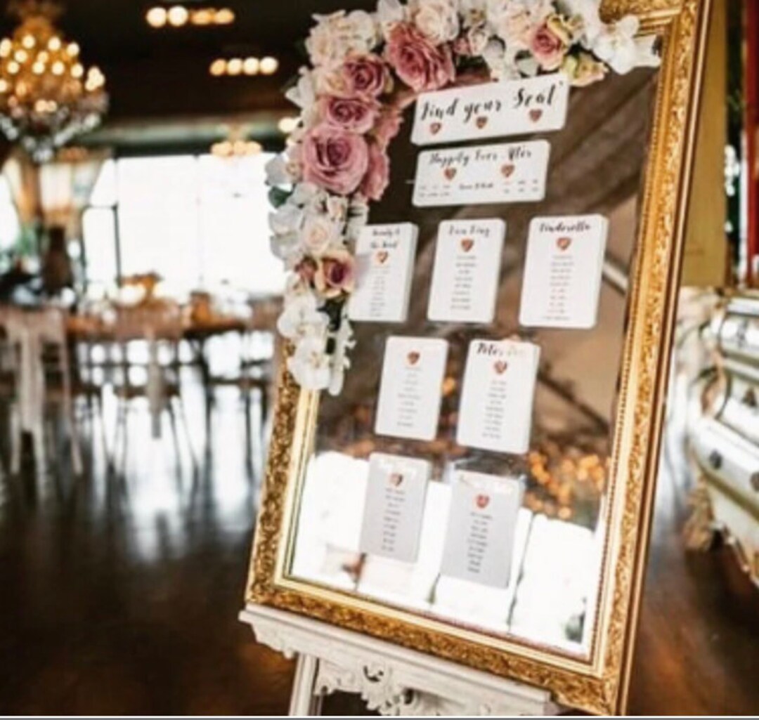 Disney Movie Theme Table Plan Cards - Etsy