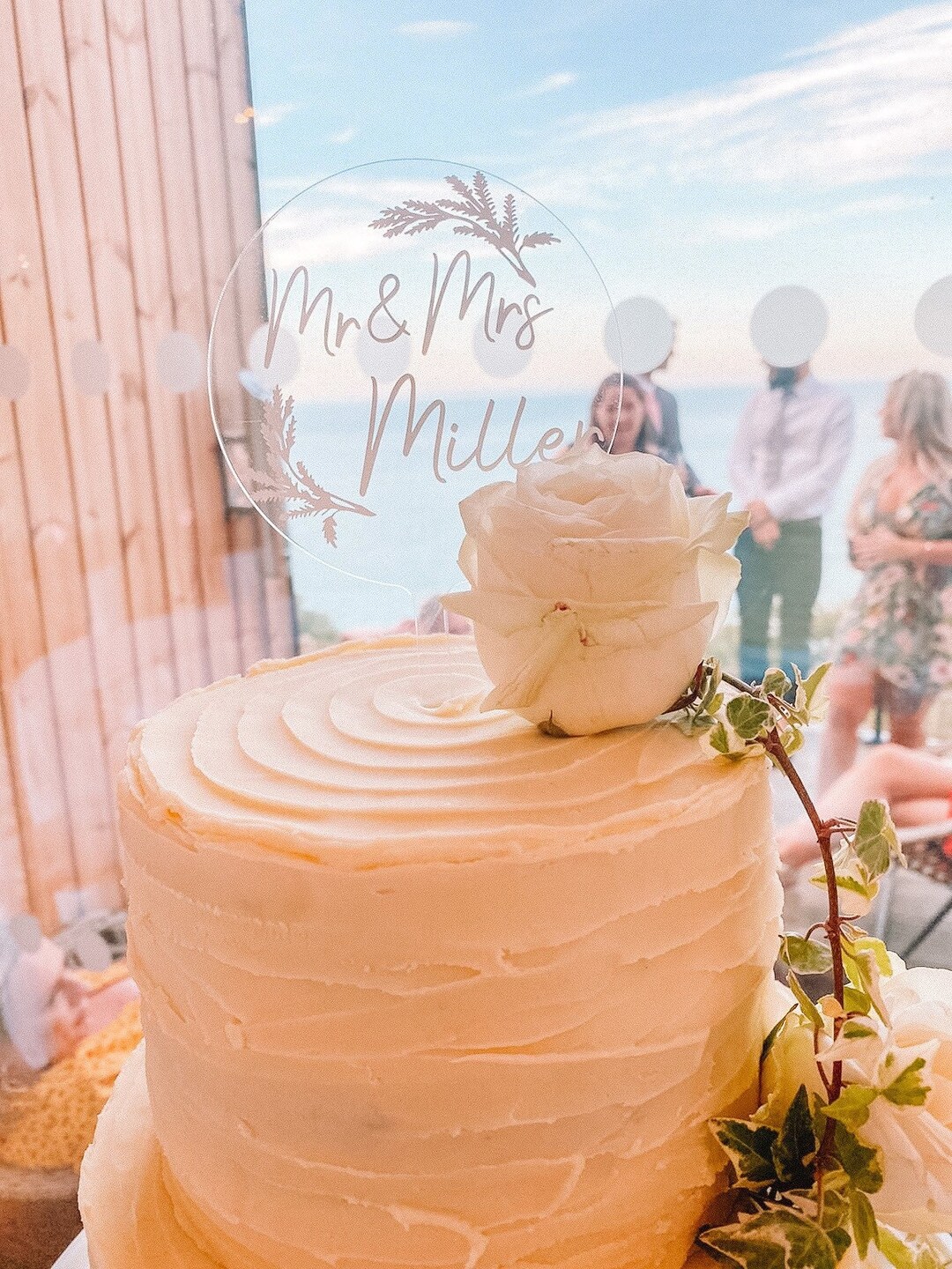 Wedding | Hen Do | Cake Topper | Acrylic | Personalised | Cake ...