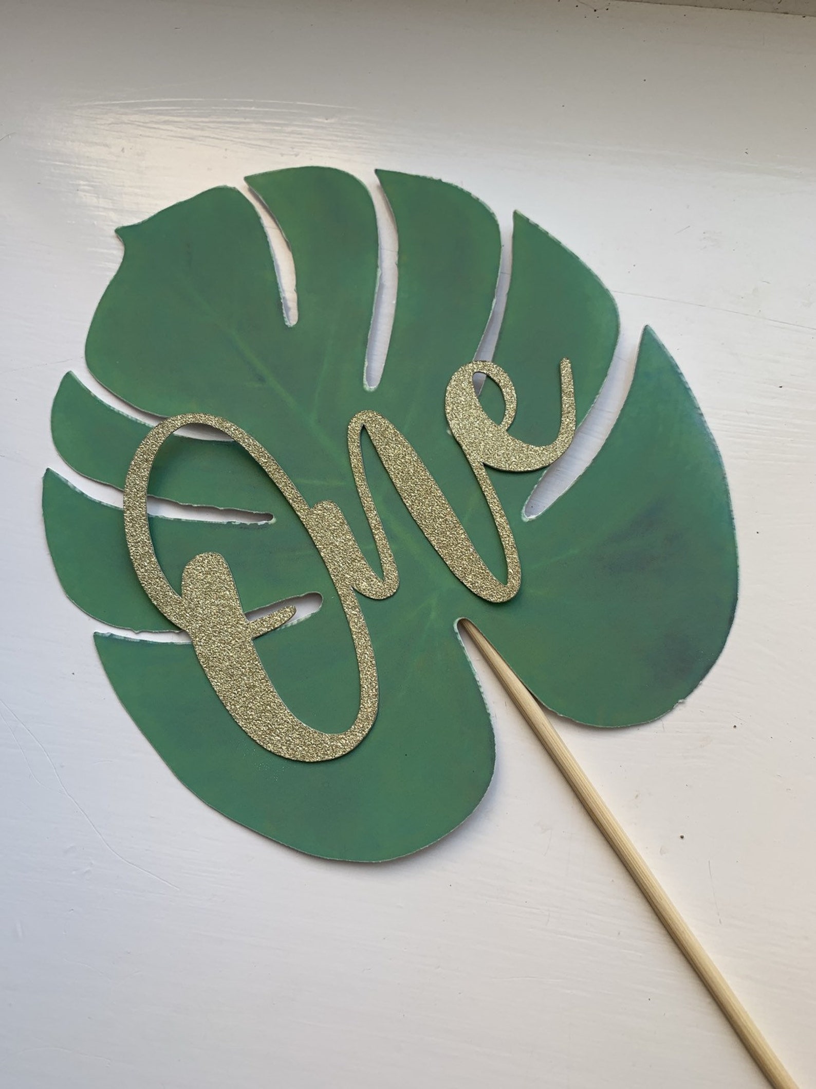 Safari JUNGLE Themed Leaf Age Cake Topper Personalised Age - Etsy UK