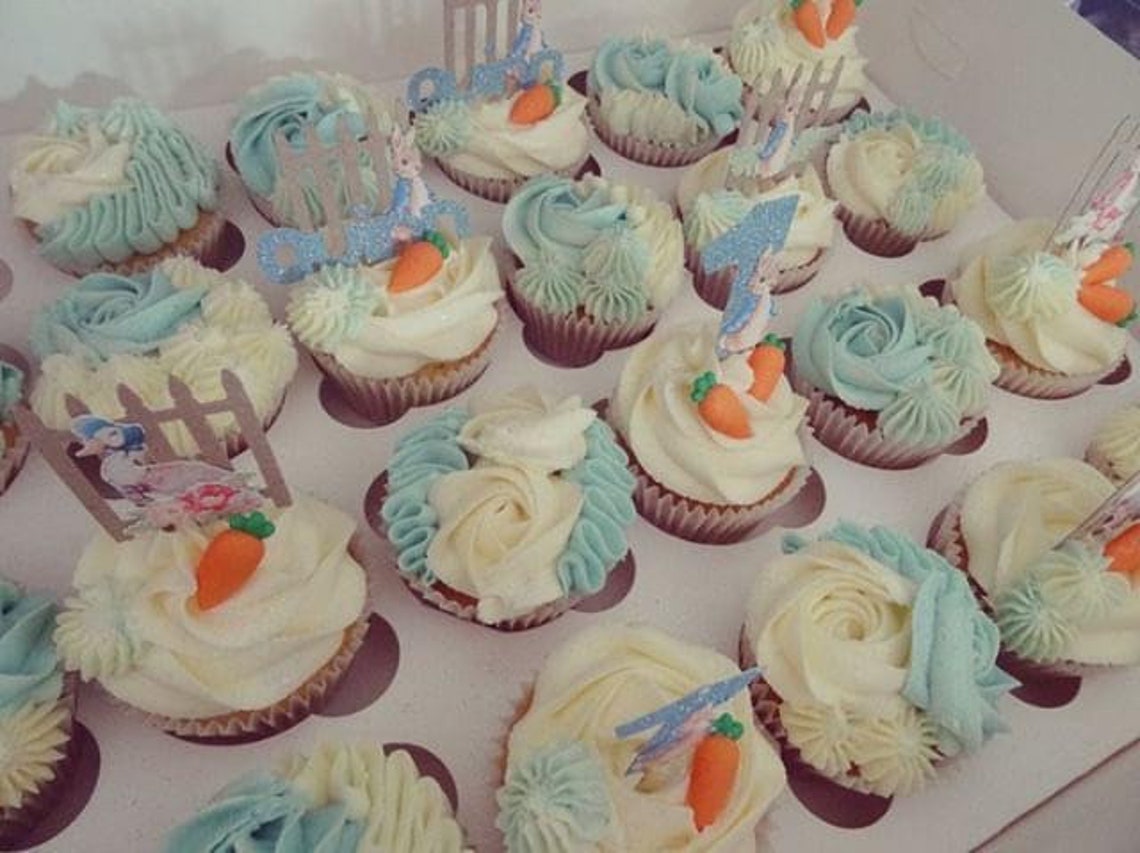Peter Rabbit Gate Cupcake Toppers Peter Rabbit Theme Baby | Etsy UK
