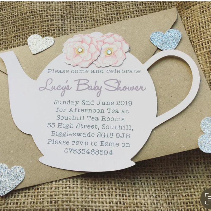 Teapot Invitations - Etsy