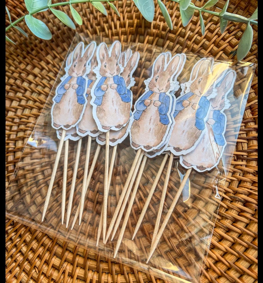 Peter Rabbit Cupcake Toppers | Classic Tale of Peter Rabbit | Peter ...
