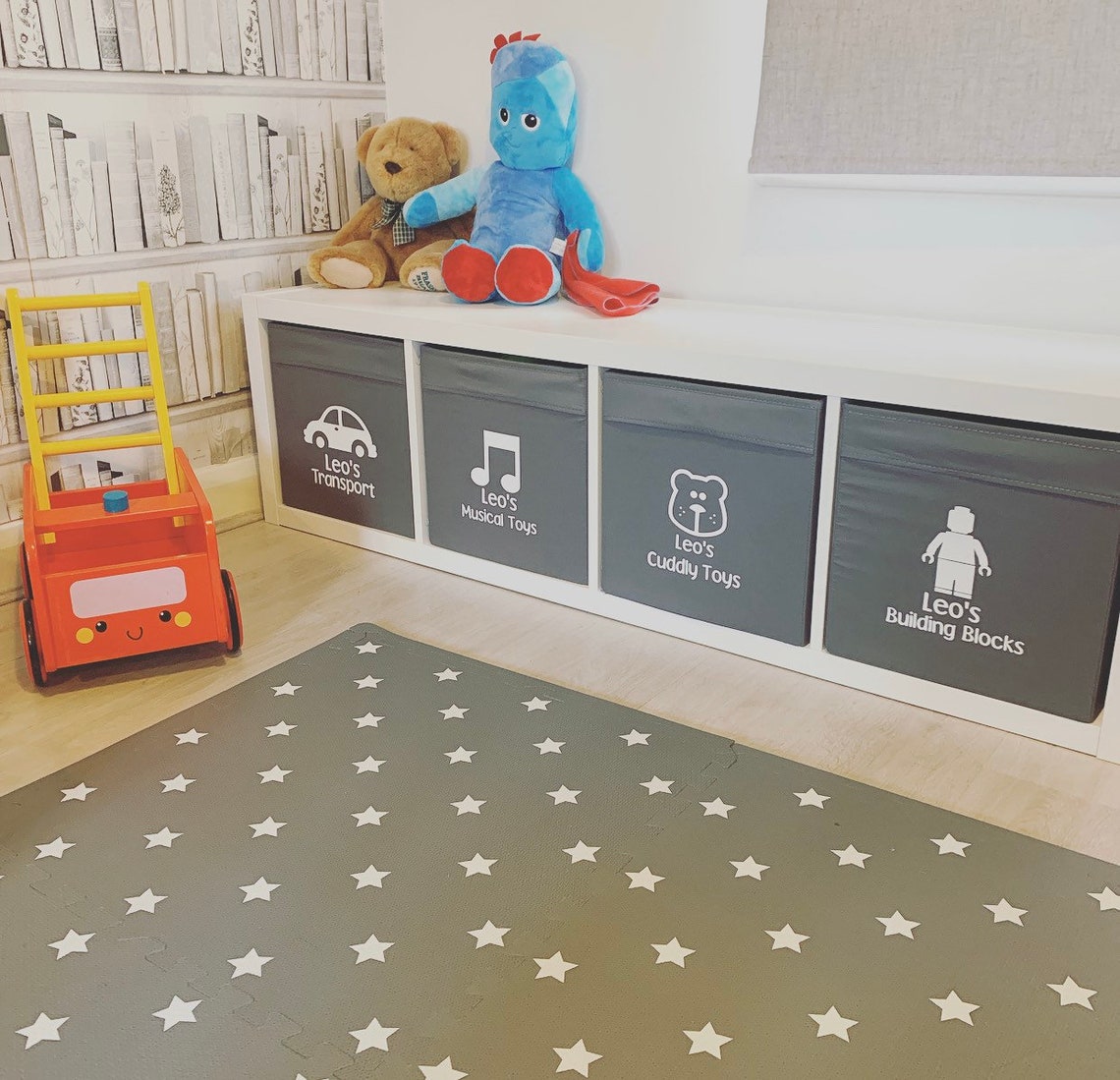 Kallax Ikea Home Storage Childrens Storage Toy Storage Iron on Vinyl ...