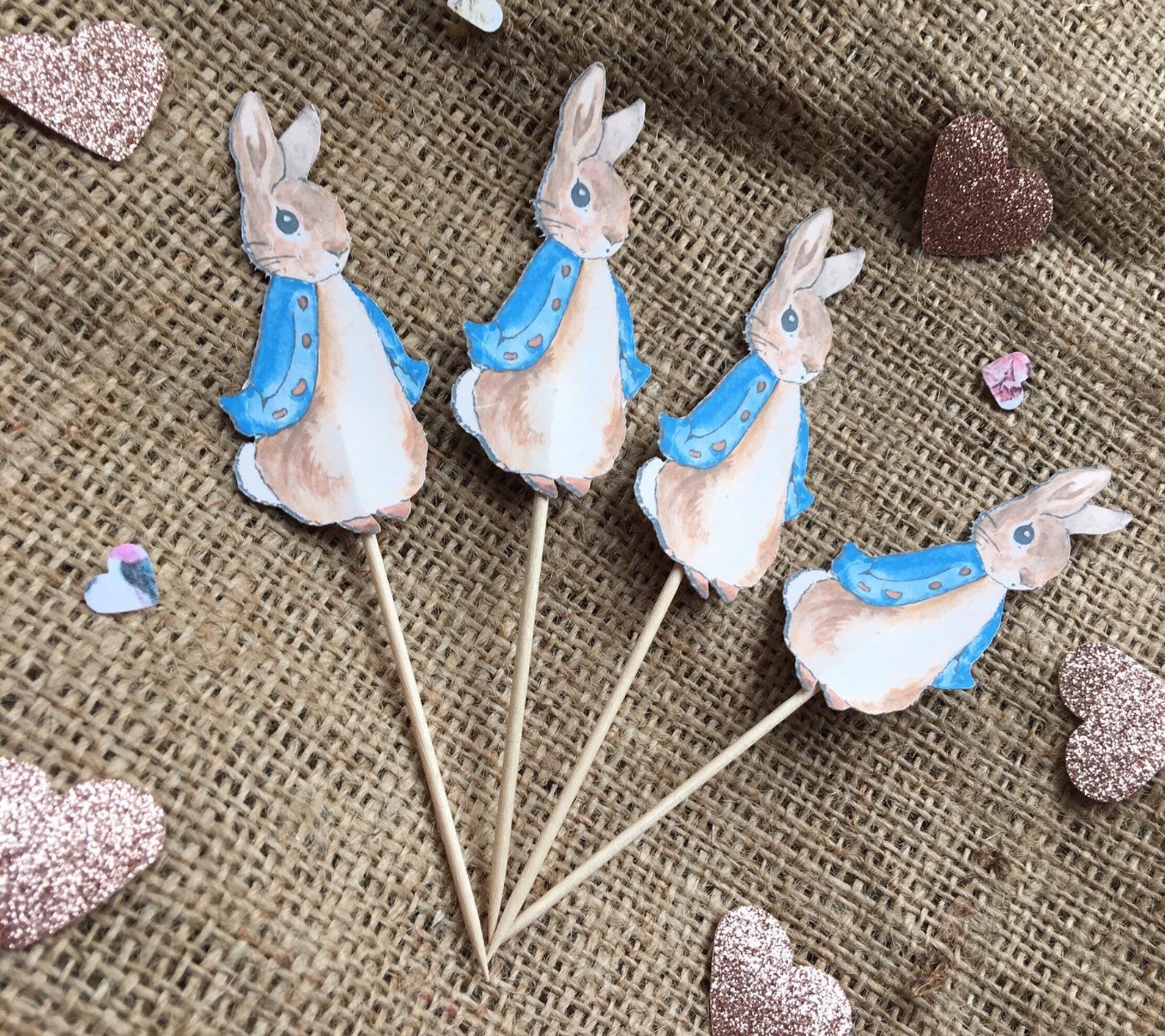 Peter Rabbit Cupcake Toppers | Peter Rabbit Theme | Baby Shower ...