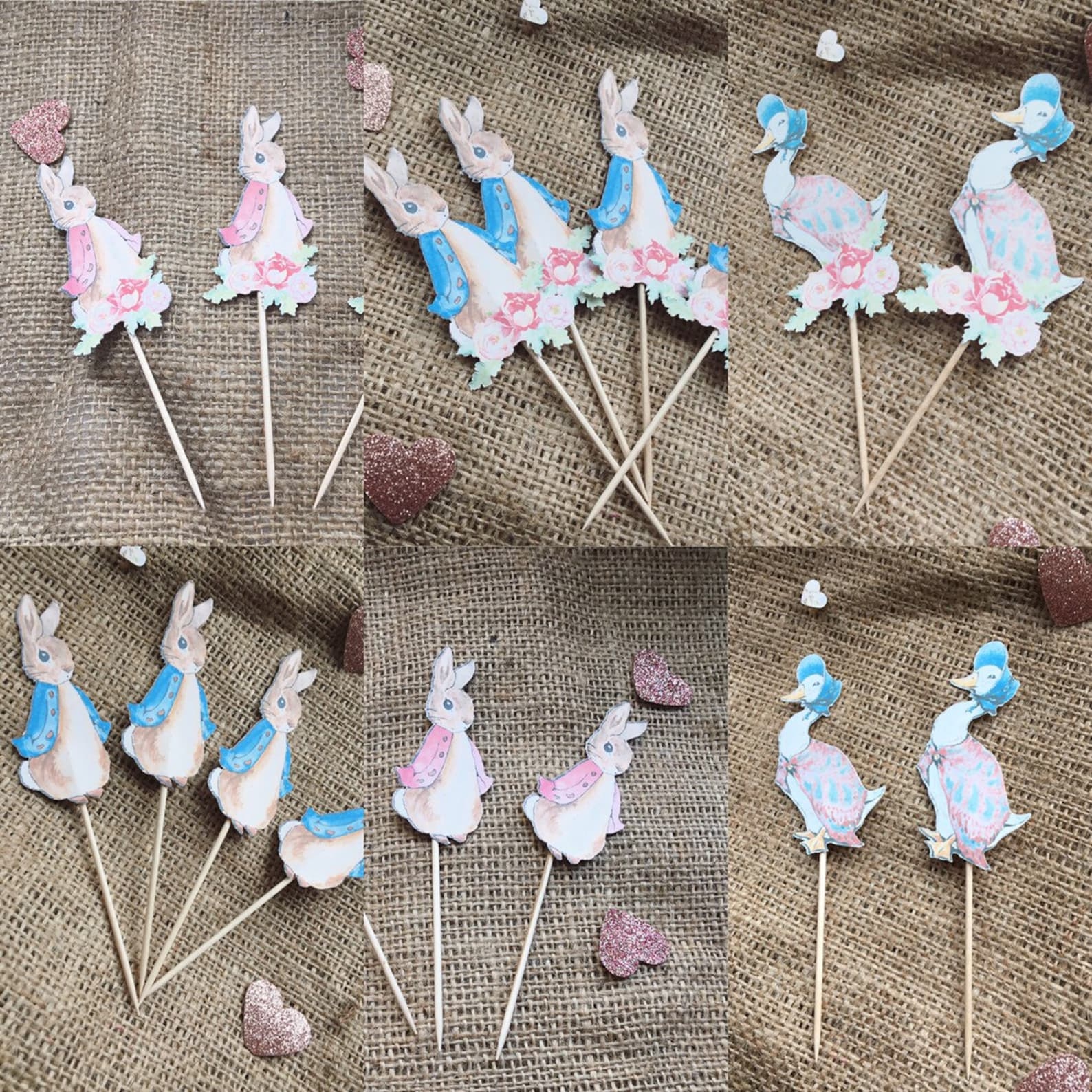 Peter Rabbit Cupcake Toppers | Peter Rabbit Theme | Baby Shower ...