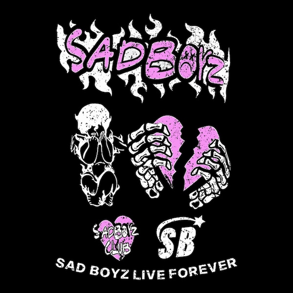 Sad boyz junior h - Etsy México
