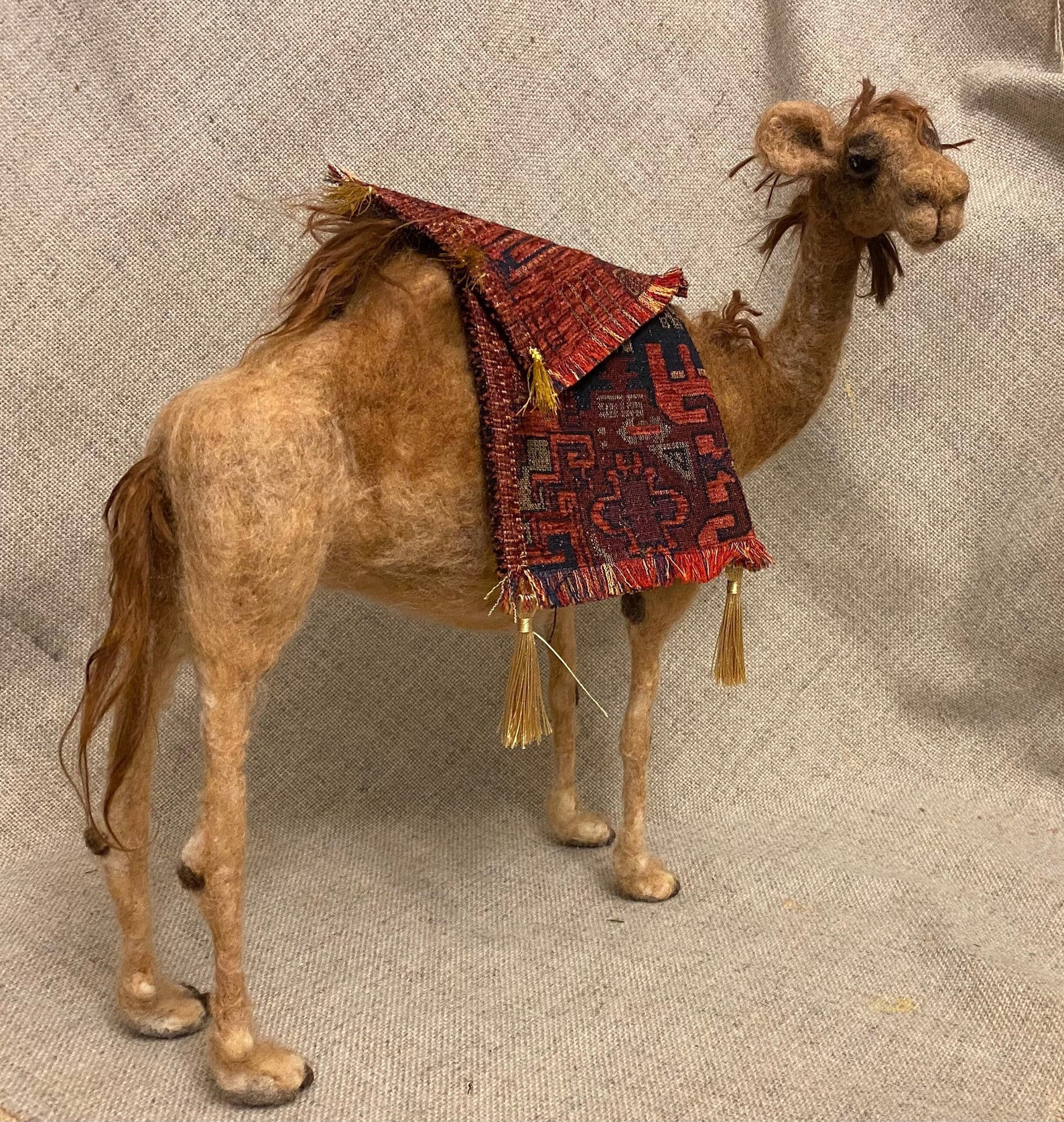Needle Felted Camel, Needle Felted Realistic Animals - Etsy