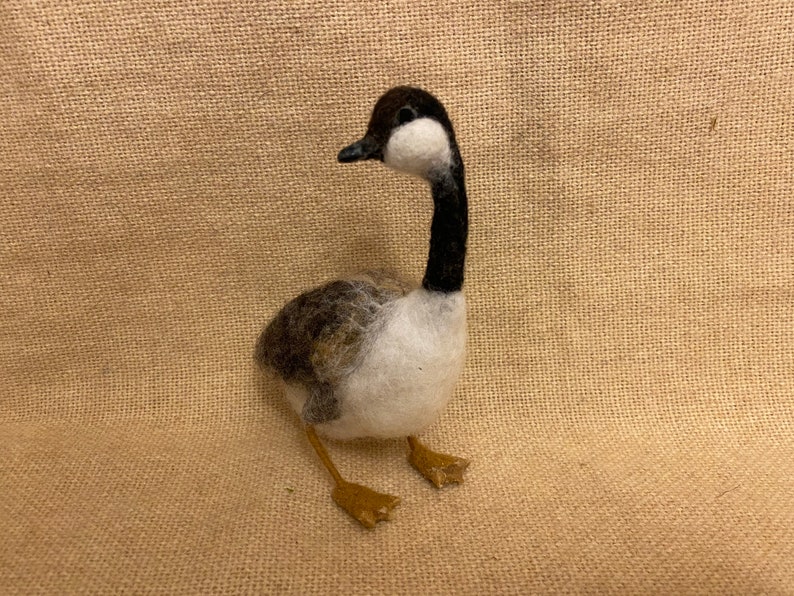 Goose, Needle Felted, Made to Order Canadian Goose, One Bird, Realistic ...