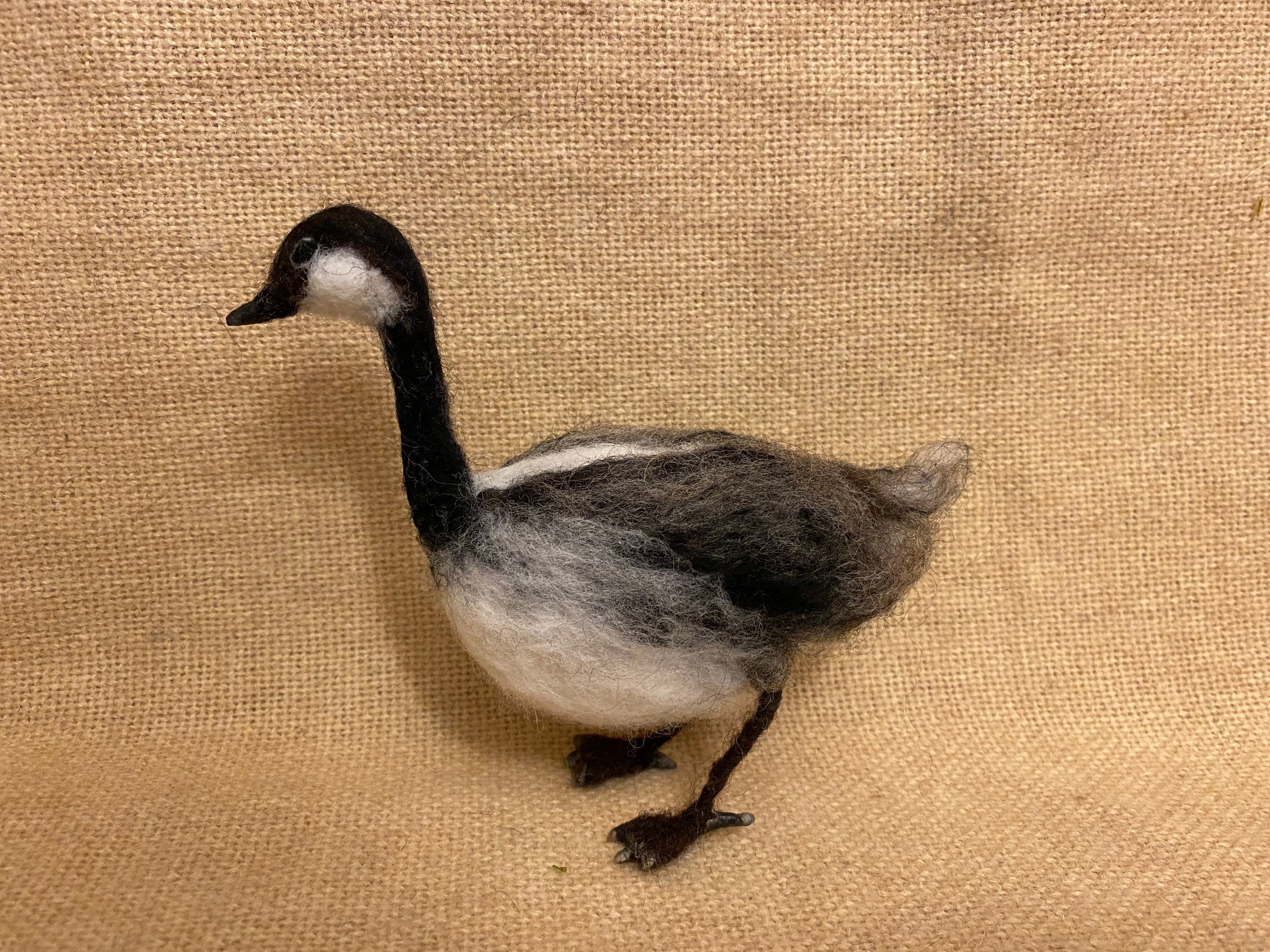 Goose, Needle Felted, Made to Order Canadian Goose, One Bird, Realistic ...