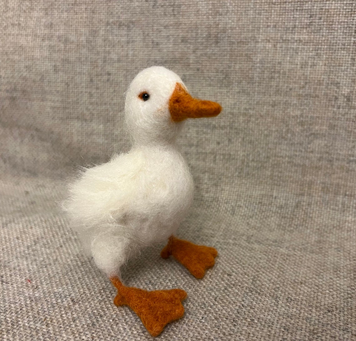 Desk Geese, White Duck, Baby Duck, Goose, Needle Felted - Etsy