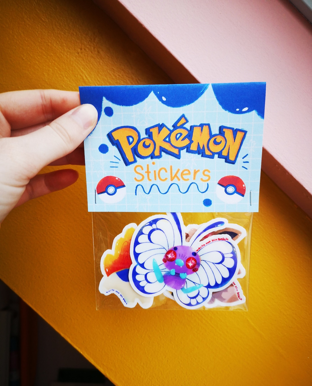 Pokemon Sticker Set - Etsy
