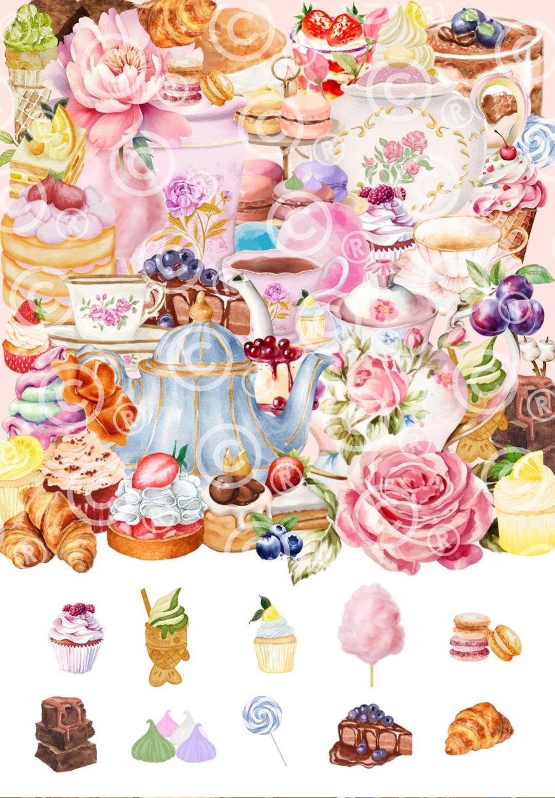 Find the Hidden Pictures Printable Series 3 - Sweets & Buns - Etsy