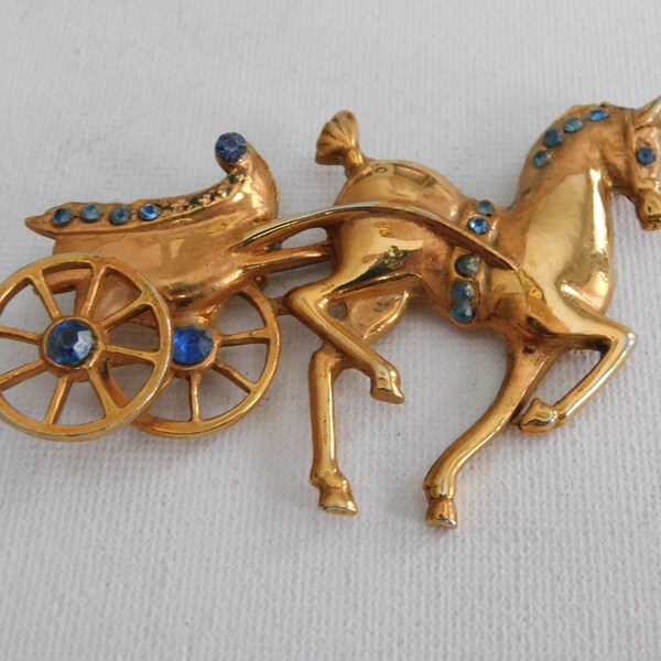 Horse and Carriage Pin - Etsy
