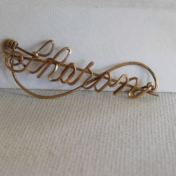 Wire Name Jewelry - Etsy