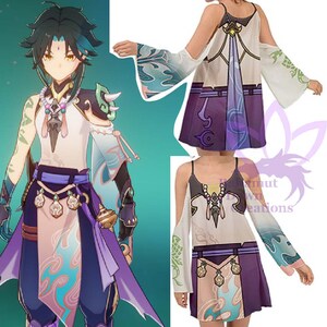 Xiao Dress Kimono Genshin Impact Cosplay Dress Xiao Cosplay - Etsy