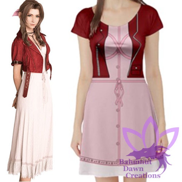 Aerith Dress Cosplay - Etsy