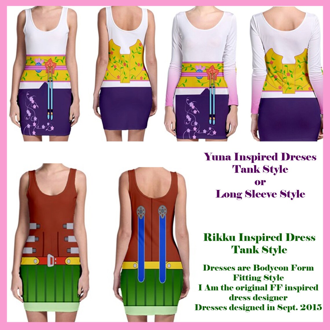 Rikku Inspired Dresses Final Fantasy 10 - Etsy