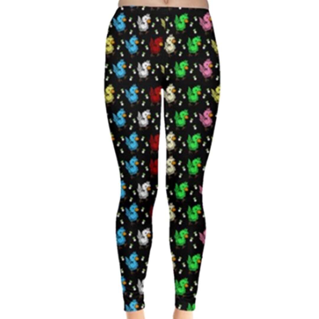 Chocobo Leggings Final Fantasy Tights Chocobo Cosplay Clothing - Etsy