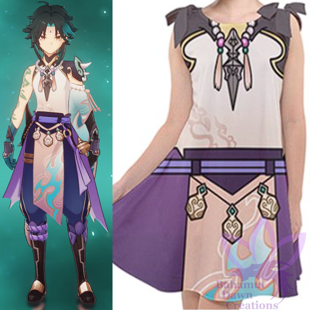 Genshin Impact Dress Xiao Dress Genshin Impact Clothes Genshin Impact ...