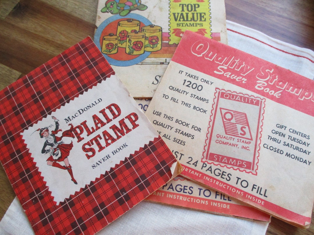 Vintage Stamp Saver Books, Lot of 4, Scrapbooking Ephemera - Etsy