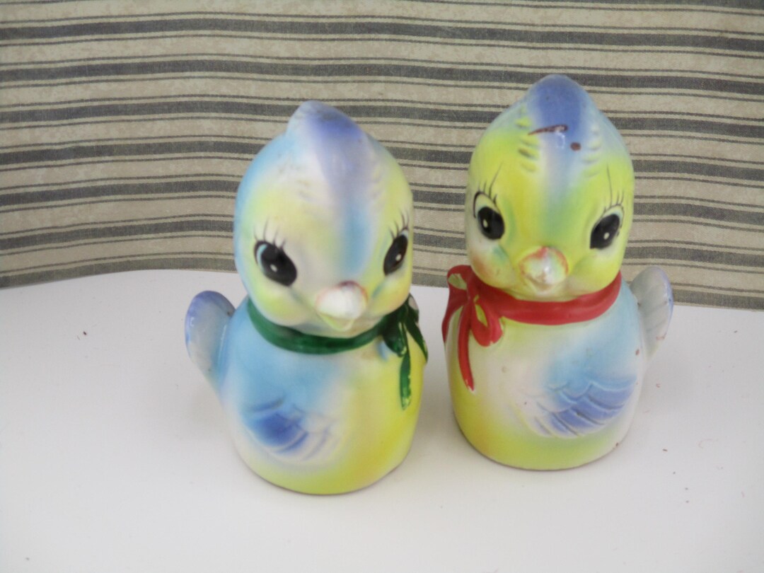 Vintage Commodore Ceramic Bird Salt Pepper Shakers - MIJ Kitchen Decor ...