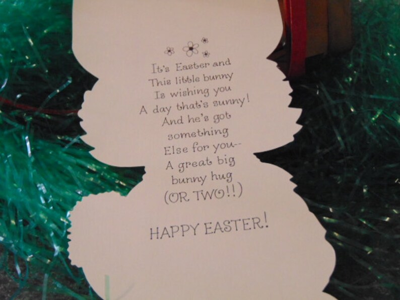 Vintage Blue Bunny Easter Card Bunny blue Velour Bunny Card - Etsy