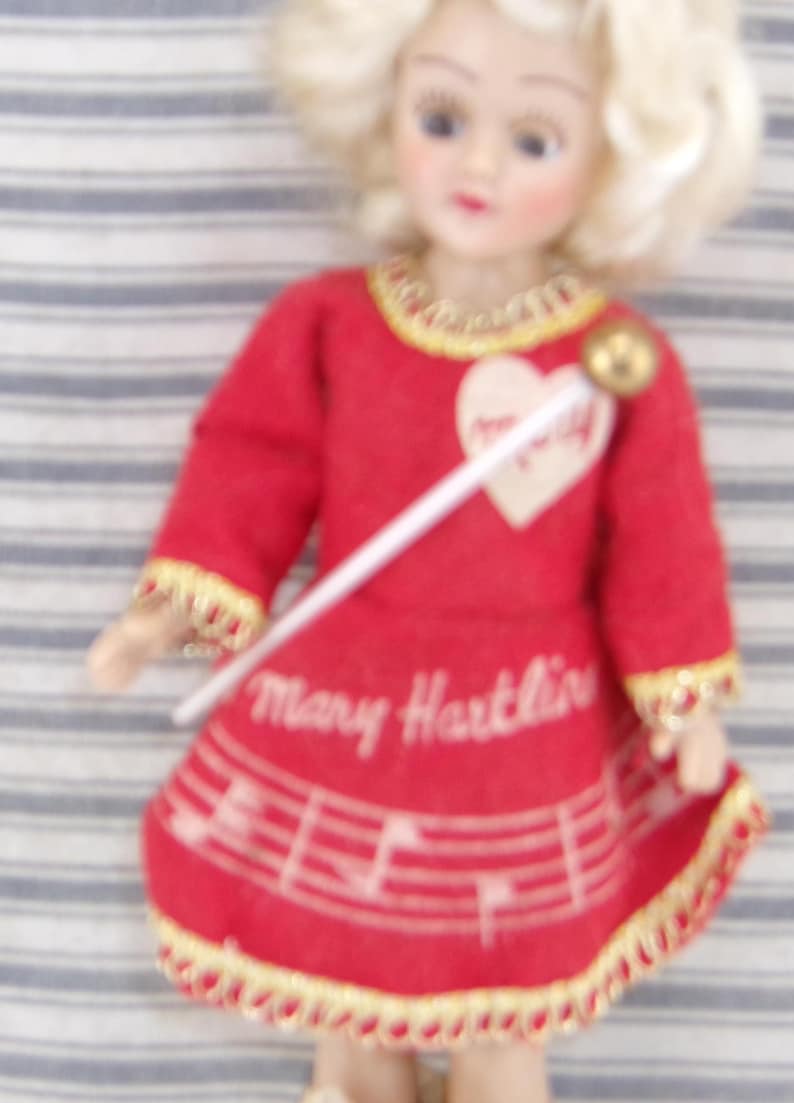 Mary Hartline Storybook Doll, Majorette With Baton, Movable Eyes, All ...