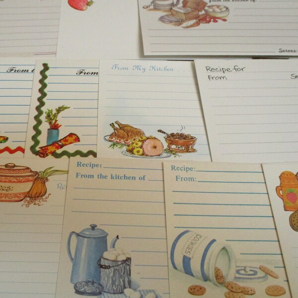 Vintage Recipe Card - Etsy