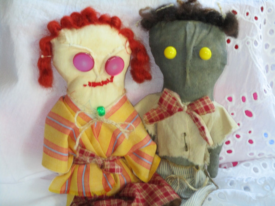 Handmade Primitive Folk Art Dolls, Vintage Primitive Cloth Dolls, Best ...