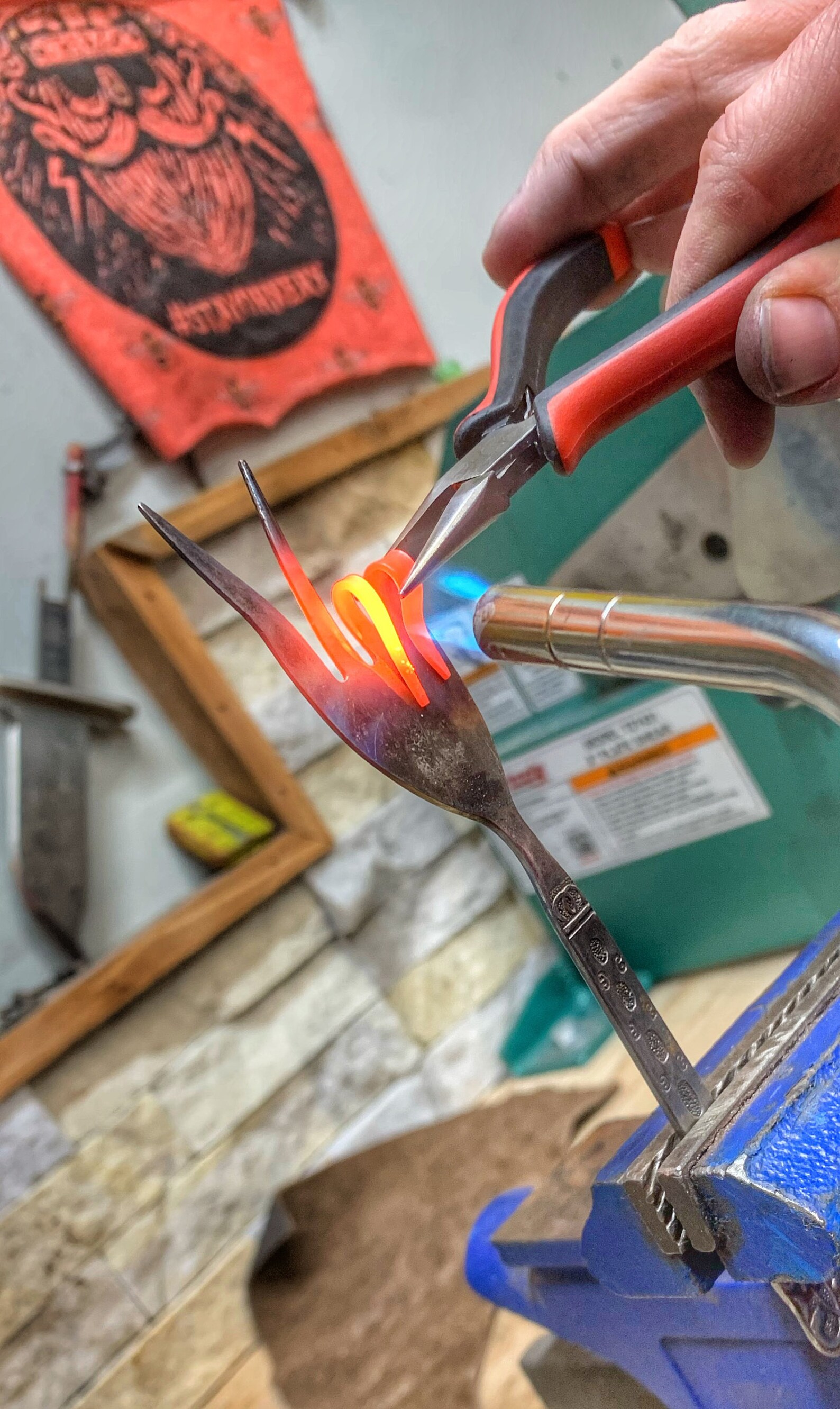 Peace Sign Necklace up Cycled Silverware Fork Pendant Key - Etsy
