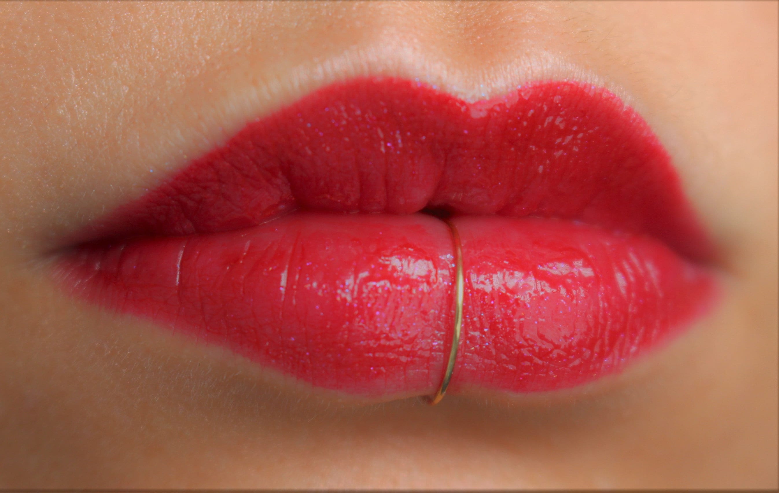 Fake Labret Piercing Delicate Gold/silver Lip Cuff Very Thin | Etsy Canada