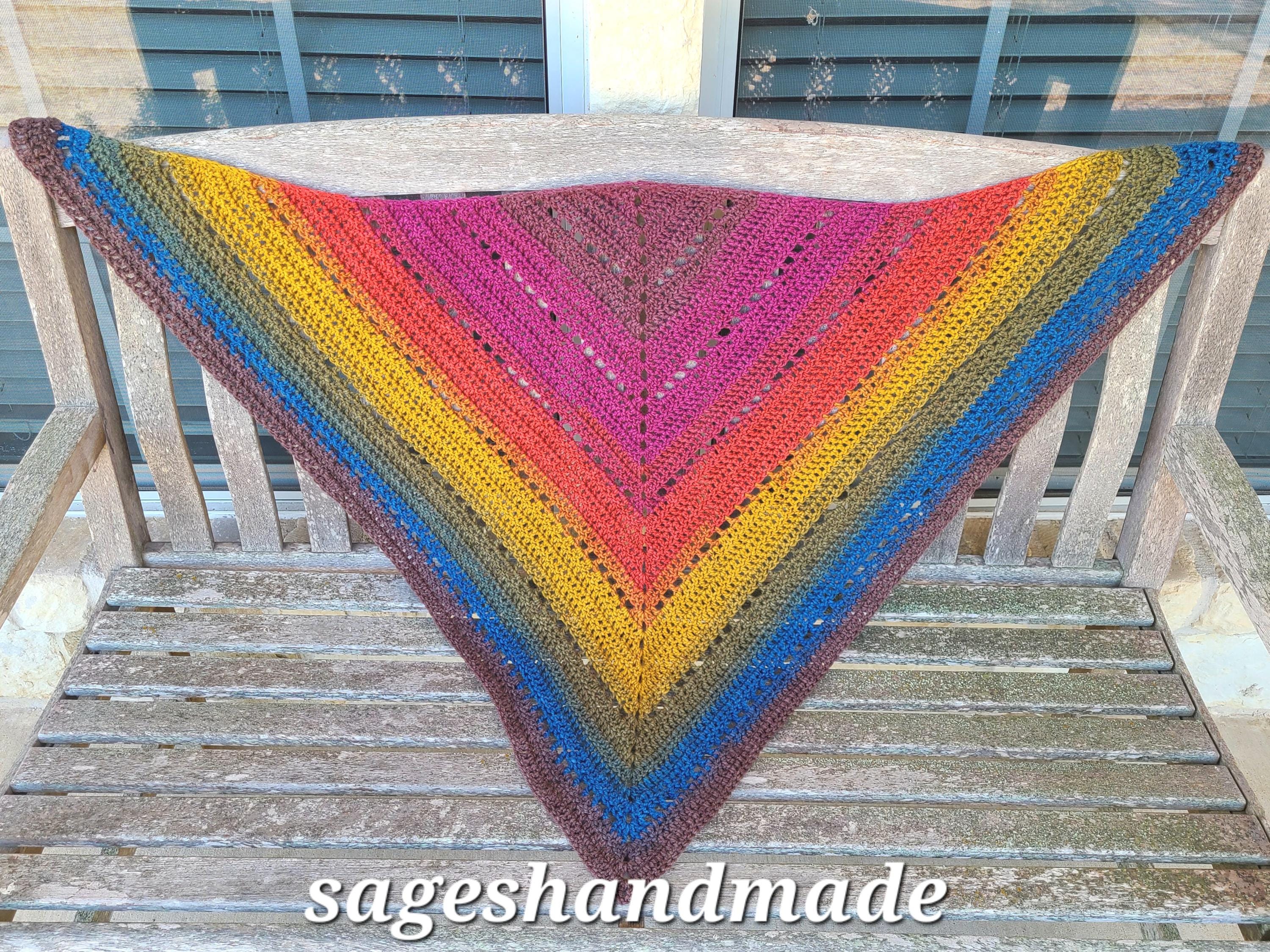 Rainbow PRIDE Shawl - Etsy