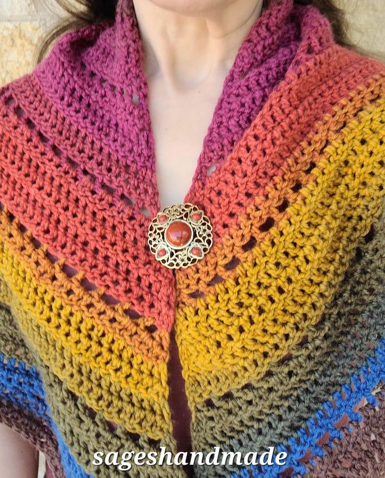 Rainbow PRIDE Shawl - Etsy