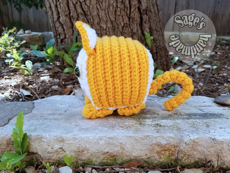 Crumble the Cat Loaf amigurumi Kitty PDF Crochet Pattern - Etsy