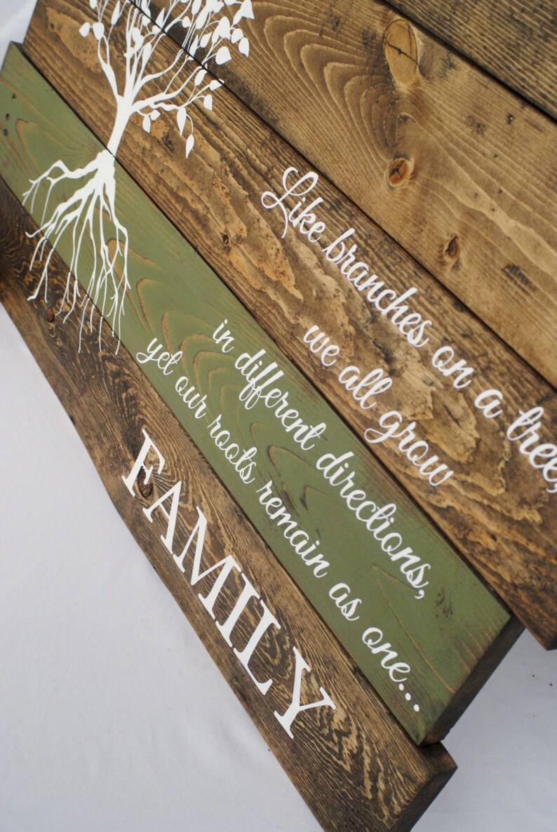 Rustic Wooden Family Sign Family Tree Sign Family Wood | Etsy Rustic Wooden Family Sign Family Tree Sign Family Wood | Etsy