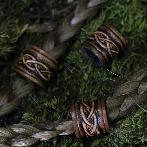 Custom Colour Dwarf Viking Cosplay LARP Hair or Beard Beads | Etsy