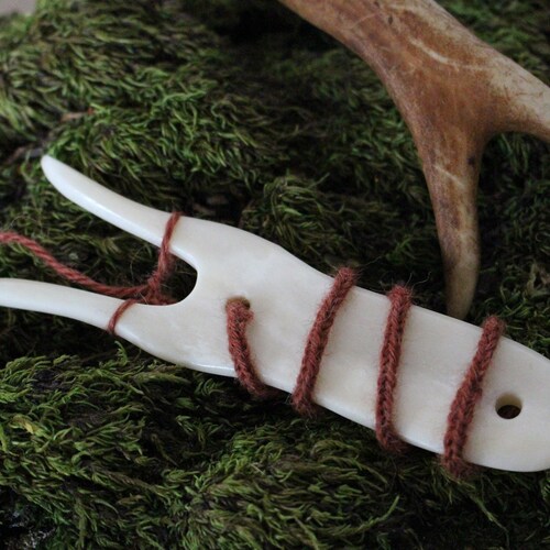 Elk Bone Lucet Ancient Tool Viking Age Tool for Lucet Cord | Etsy