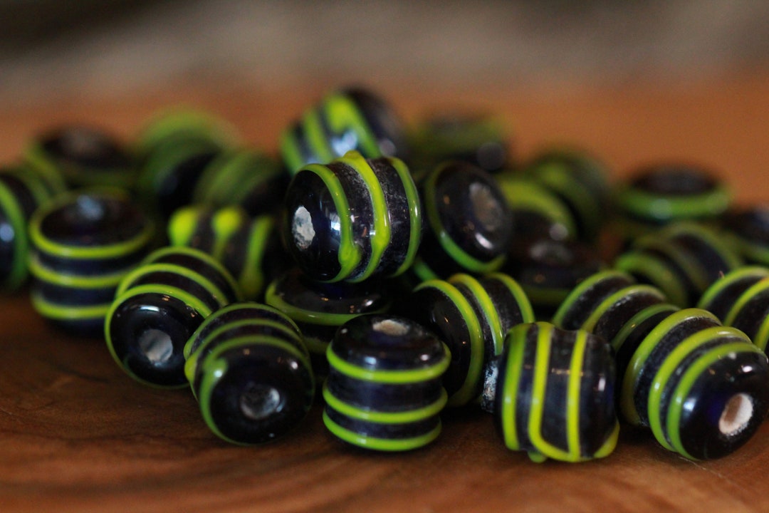 Wasp Viking Age Glass Bead Replica Glossy - Etsy