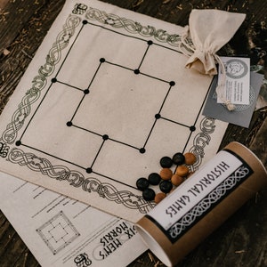 6 Men's Morris Board Game - Etsy