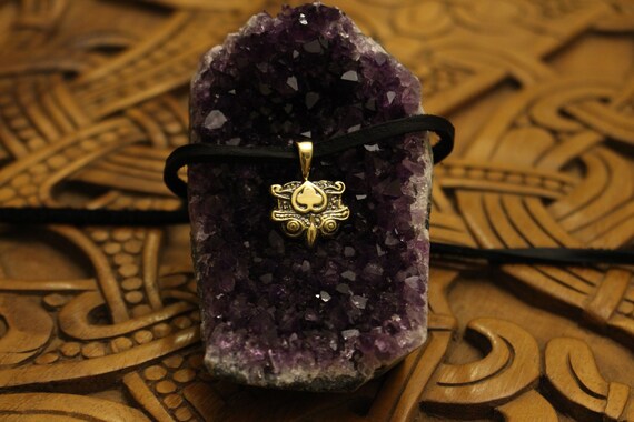 14K Gold Valkyrie Pendant - Etsy