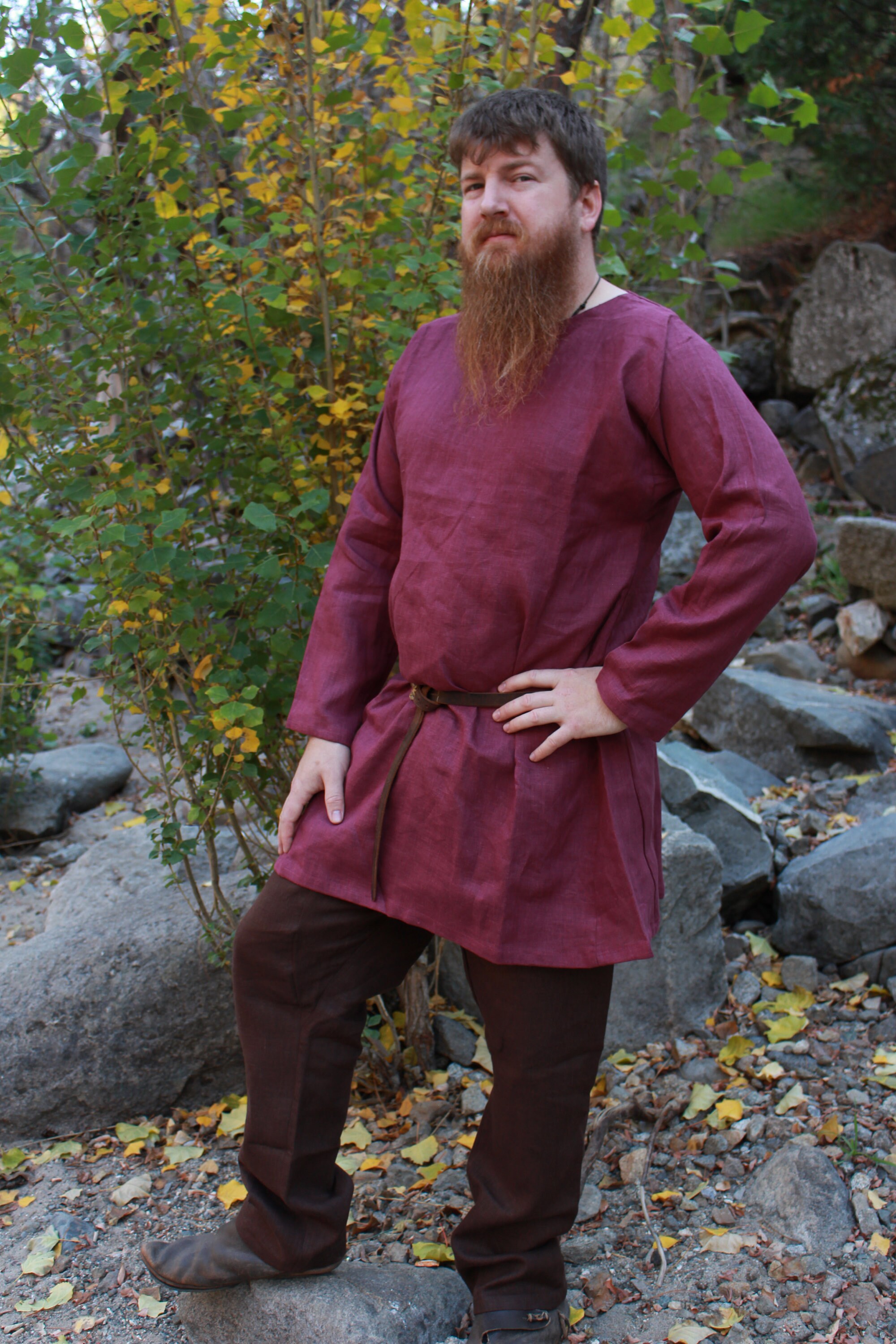 Plum Viking Age Tunic - Etsy