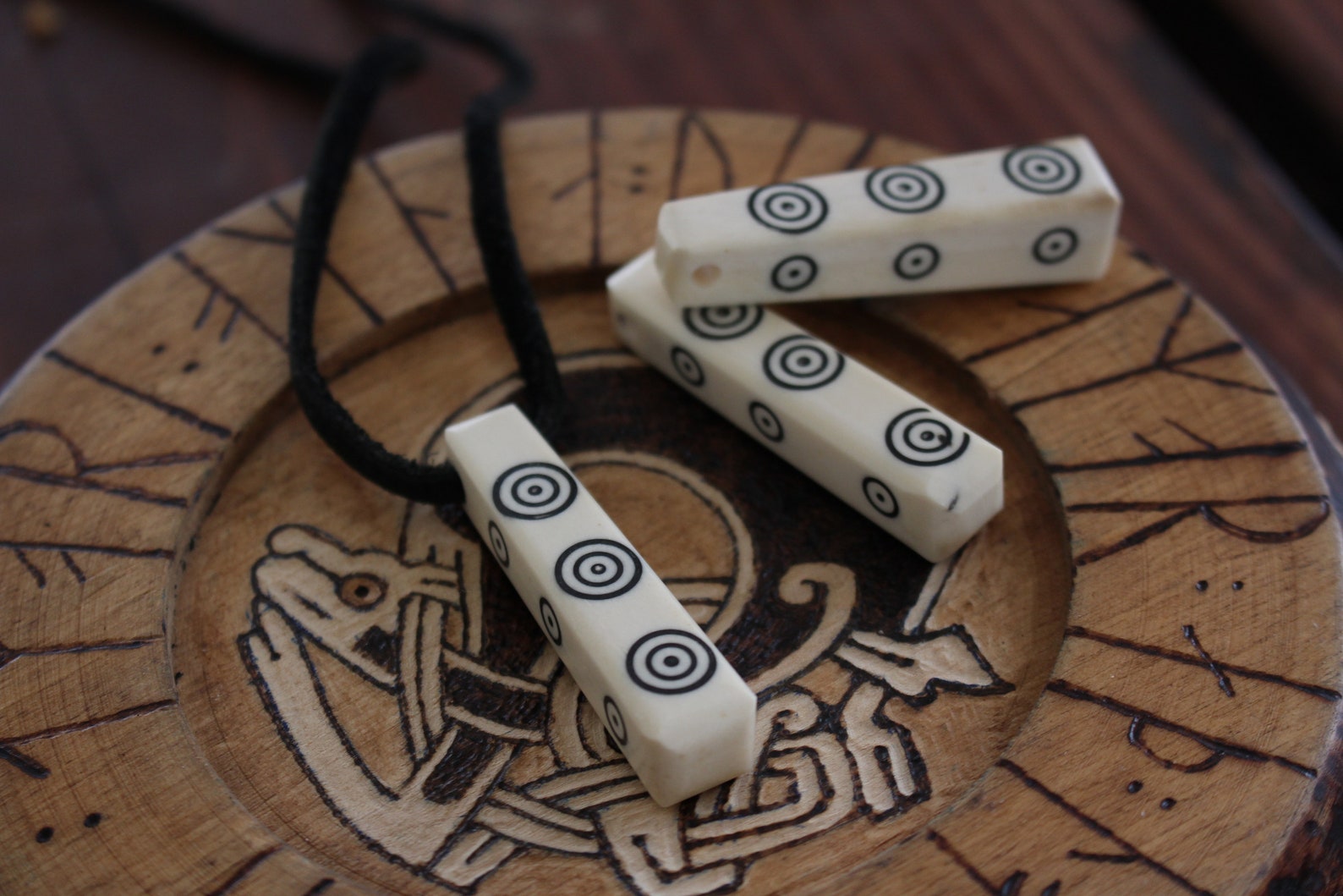 Viking Replica Bone Pendant - Etsy