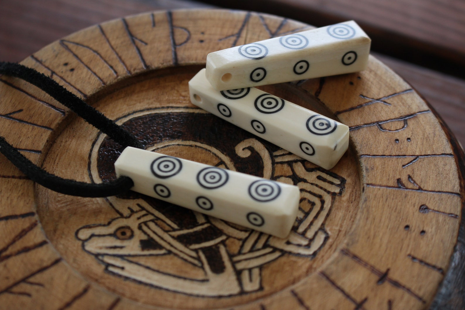 Viking Replica Bone Pendant - Etsy