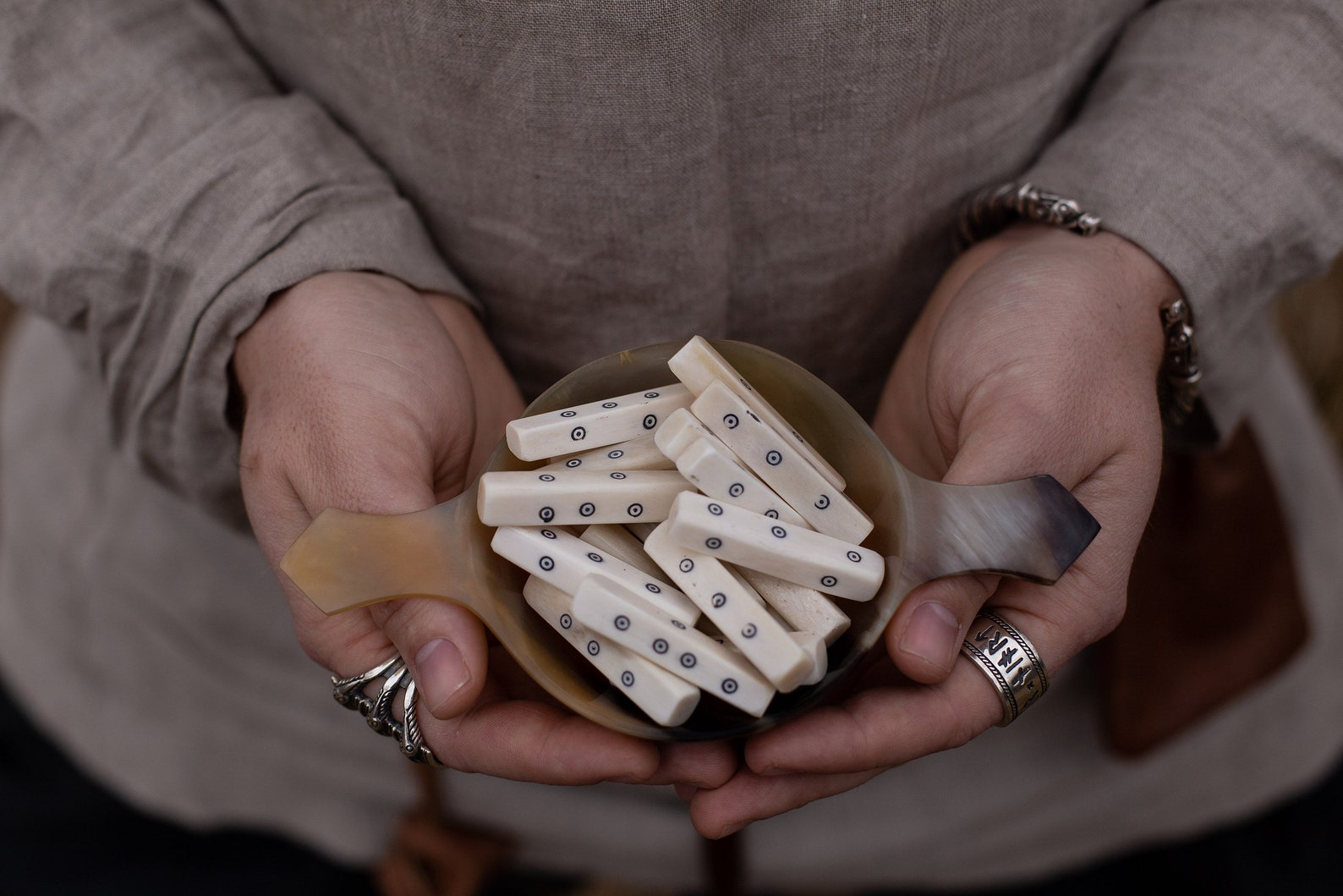 D4 Viking/medieval Historical Bone Dice Replica - Etsy
