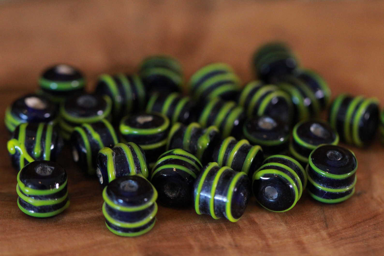 Wasp Viking Age Glass Bead Replica Glossy - Etsy