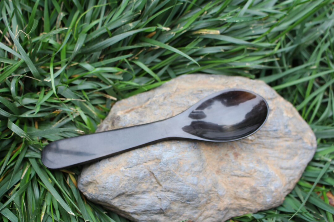 Hand Shaped Horn Spoon: Viking Medieval Utensil - Etsy