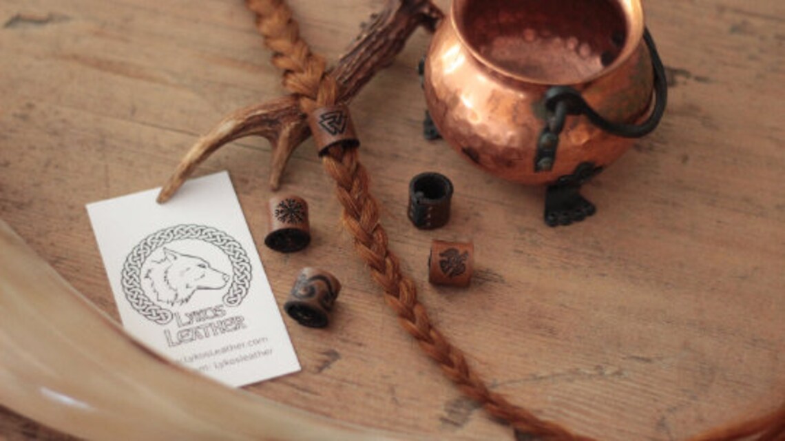 Icelandic Compass Hair/beard Bead - Etsy