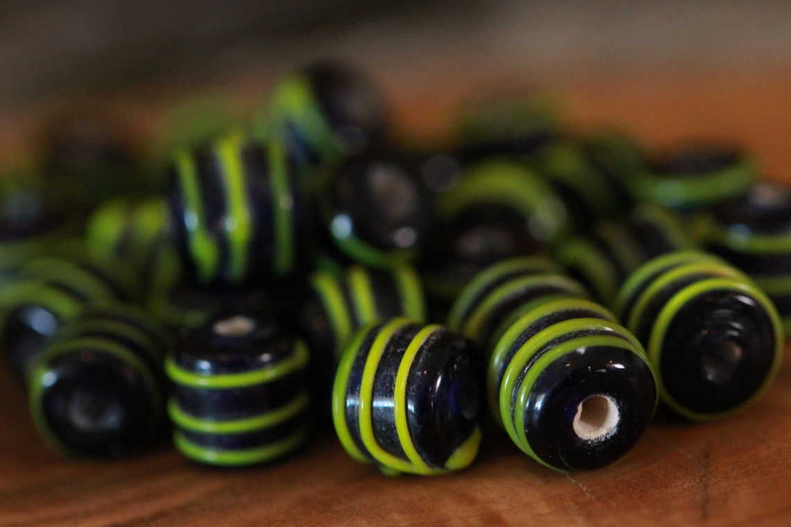 Wasp Viking Age Glass Bead Replica Glossy - Etsy