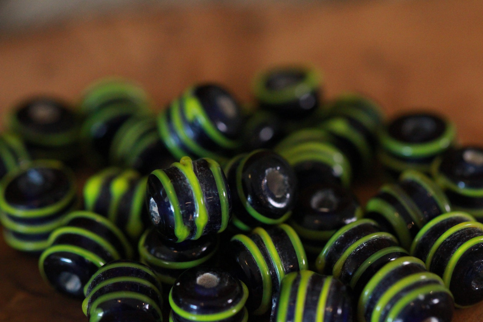 Wasp Viking Age Glass Bead Replica Glossy - Etsy
